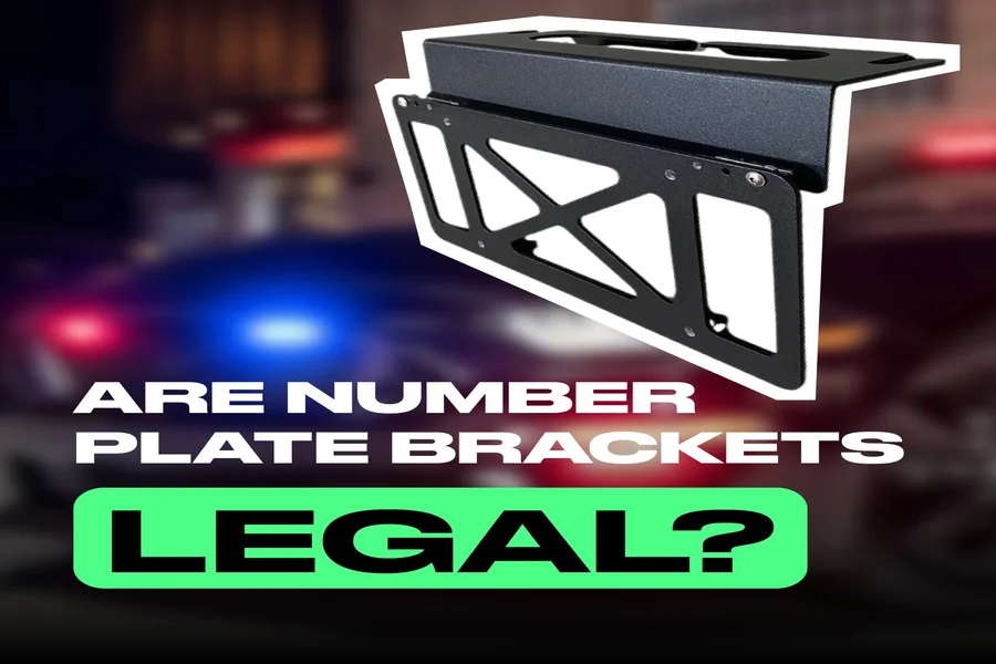 Are Number Plate Brackets Legal?